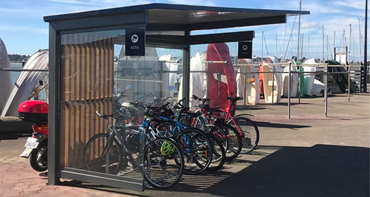 Bike rack one year and counting - Local Matters