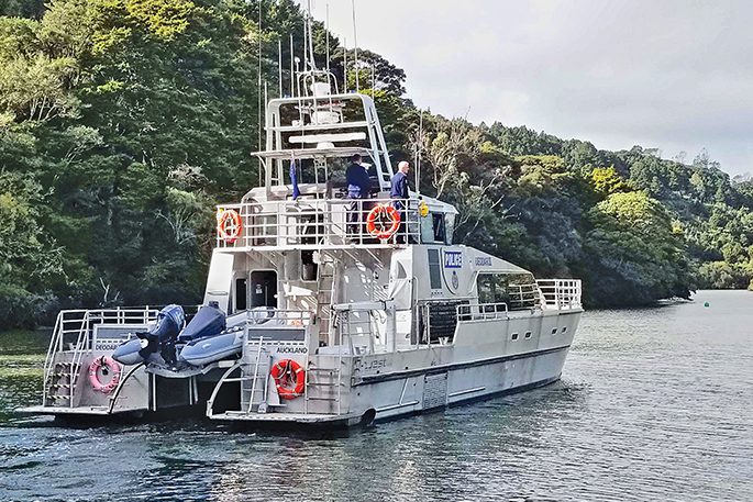 Maritime Police visit Mahurangi River - Local Matters