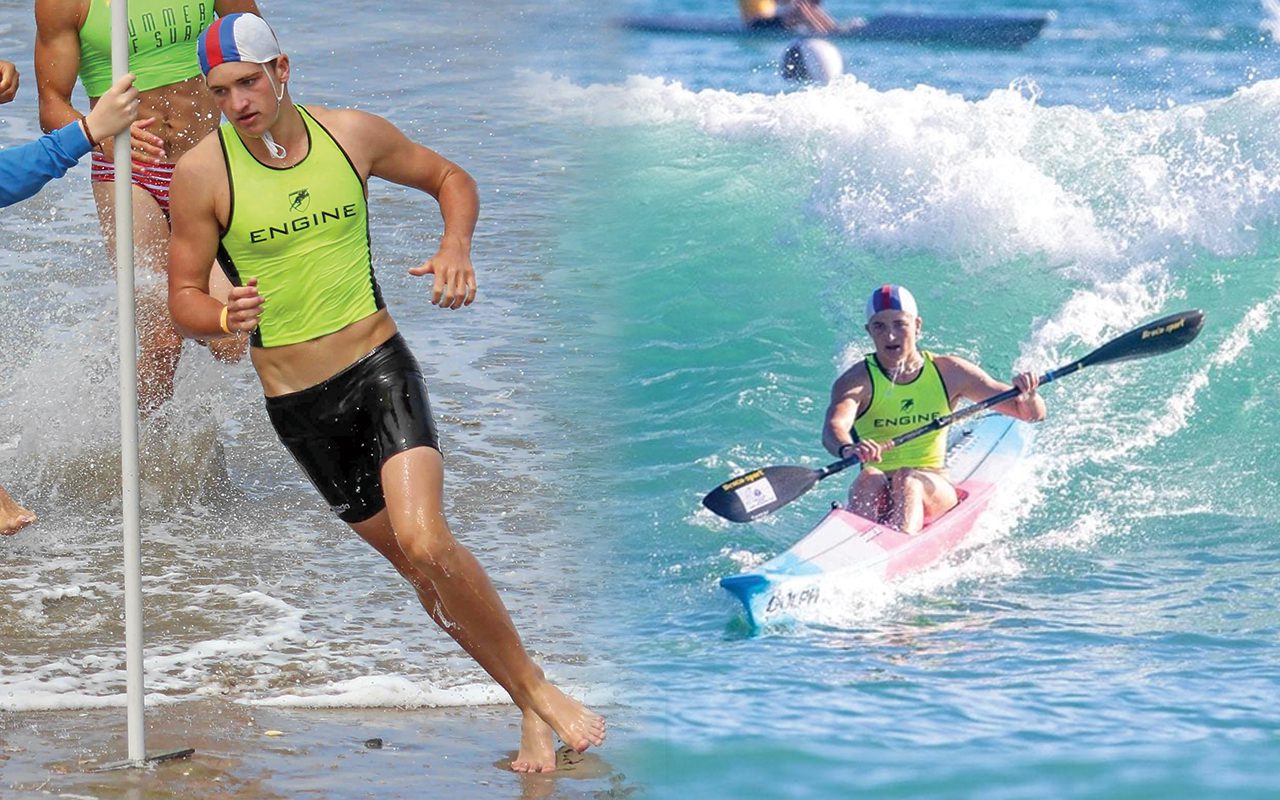 Lifeguard secures black beanie - Local Matters