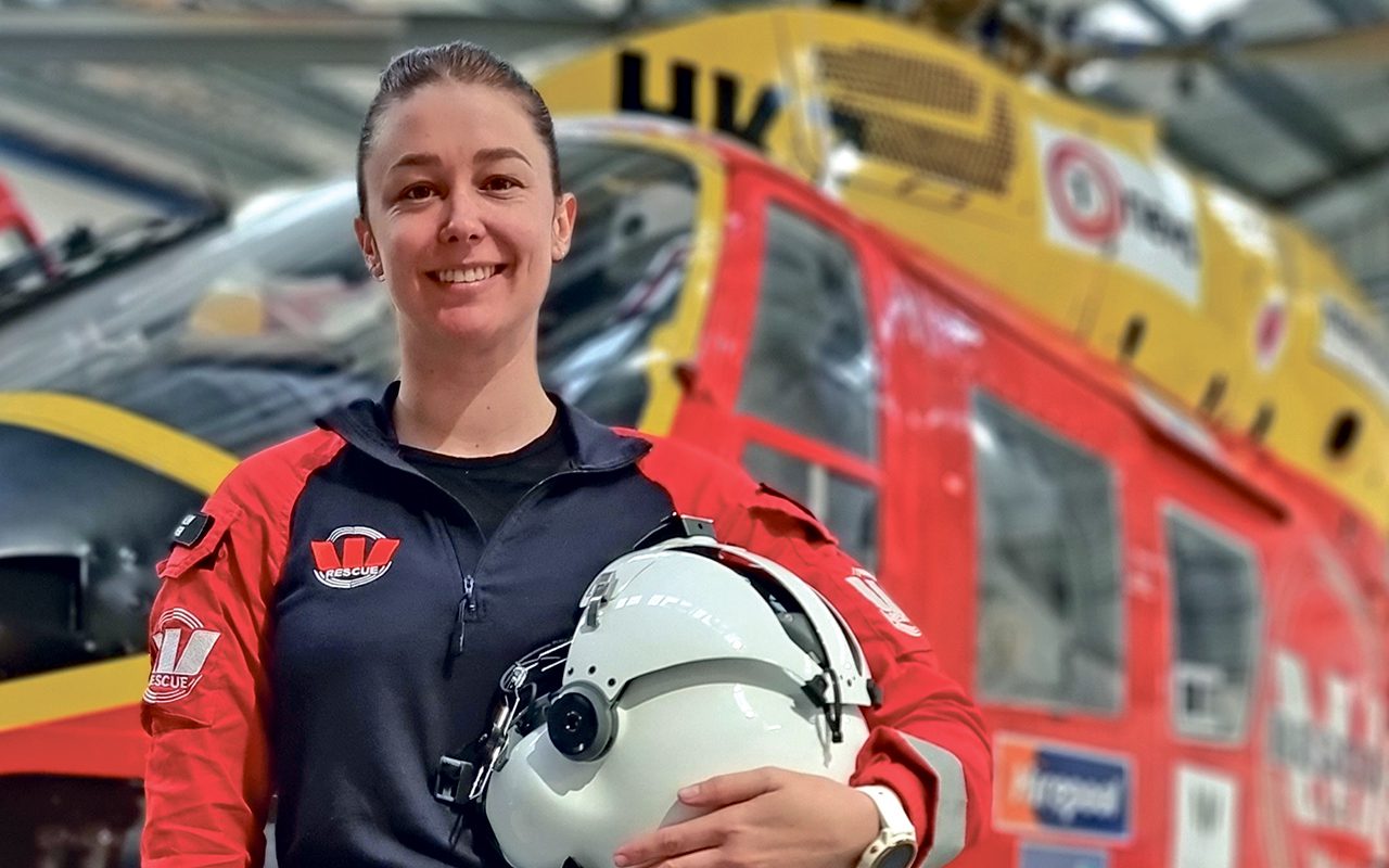 Leigh childhood inspires rescue chopper’s first female crew officer ...