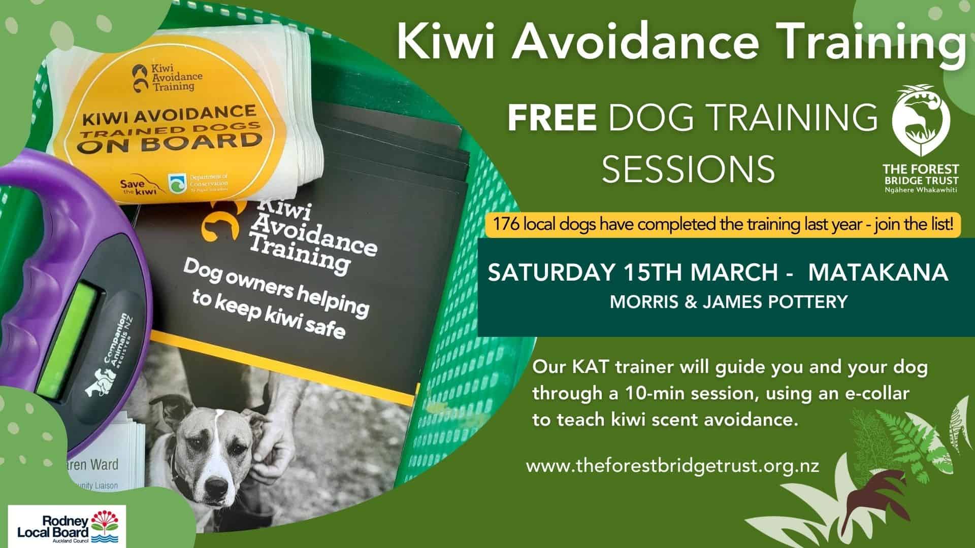 Free Kiwi Avoidance Training for Dogs - Local Matters