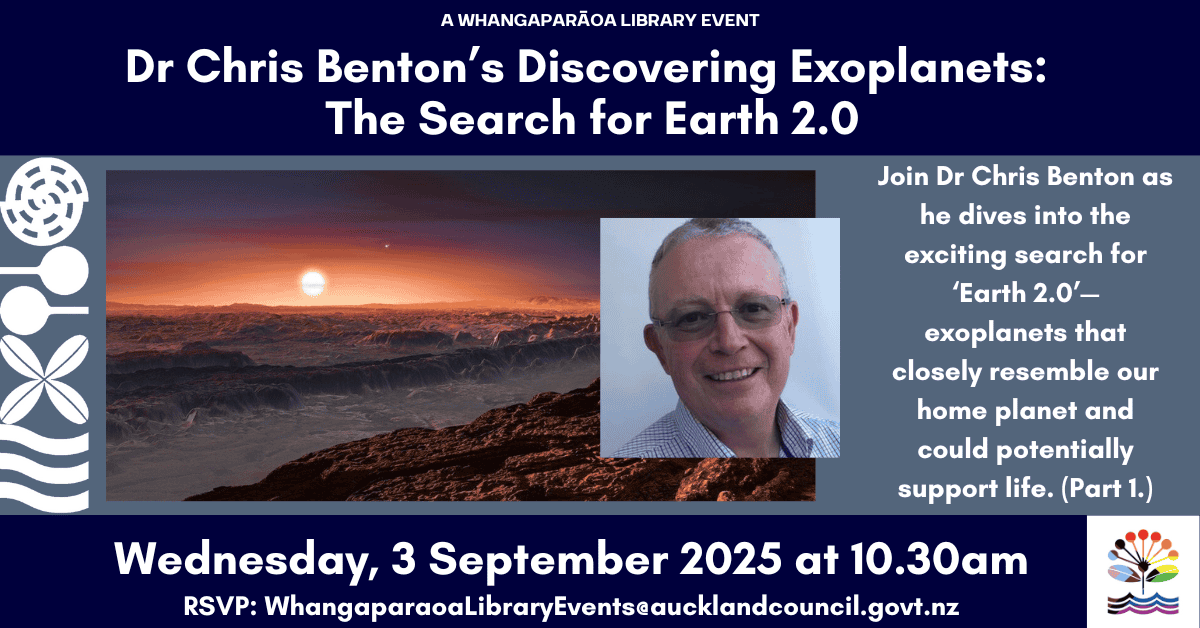 Dr Chris Benton's Discovering Exoplanets: The Search for Earth 2.0 ...