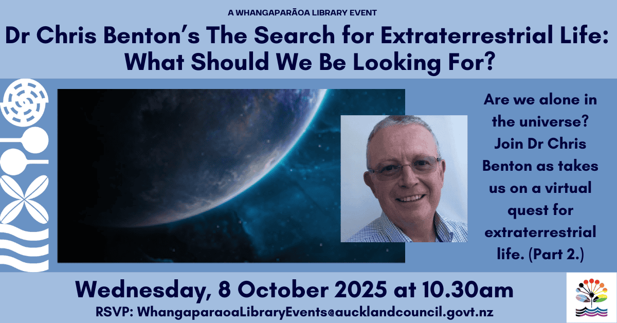 Dr Chris Benton's The Search for Extraterrestrial Life: What Should We ...