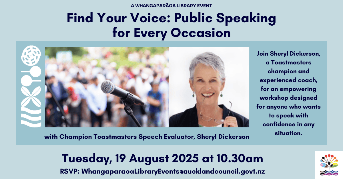 Find Your Voice: Public Speaking for Every Occasion - Local Matters