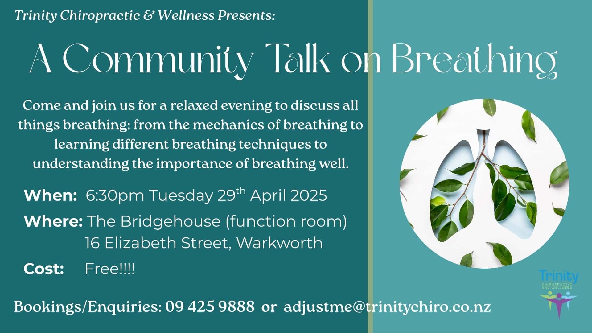 A Community Talk on Breathing Warkworth - Local Matters